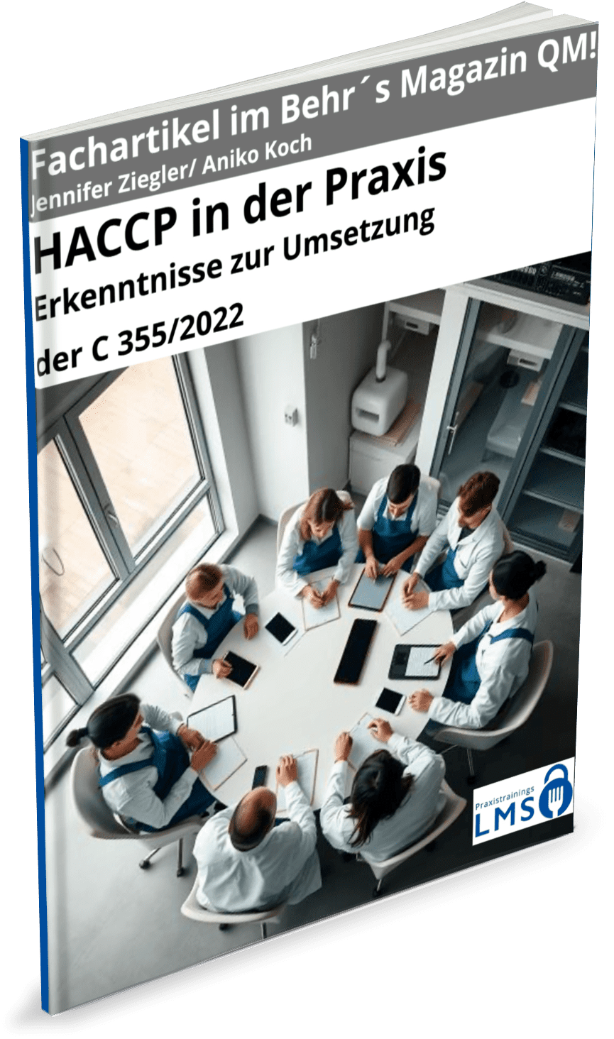 HACCP Umsetzung C 355/2022 – Praxisbeispiel & Tipps